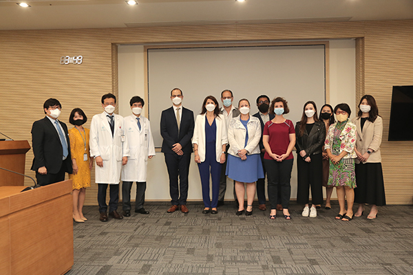 주한프랑스대사관 일행 서울아산병원 방문 행사 뉴스 서울아산병원 뉴스룸