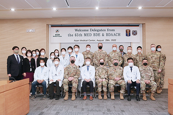 주한미군 의료진 서울아산병원 방문 행사 뉴스 서울아산병원 뉴스룸