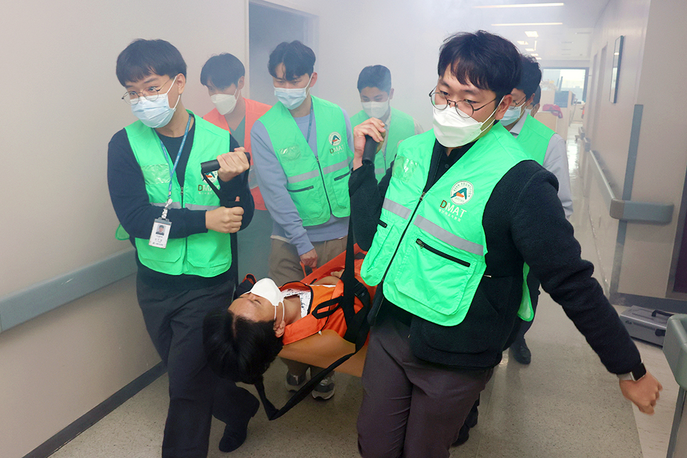 서울아산병원 재난 대비 종합 모의훈련 실시 행사 뉴스 서울아산병원 뉴스룸
