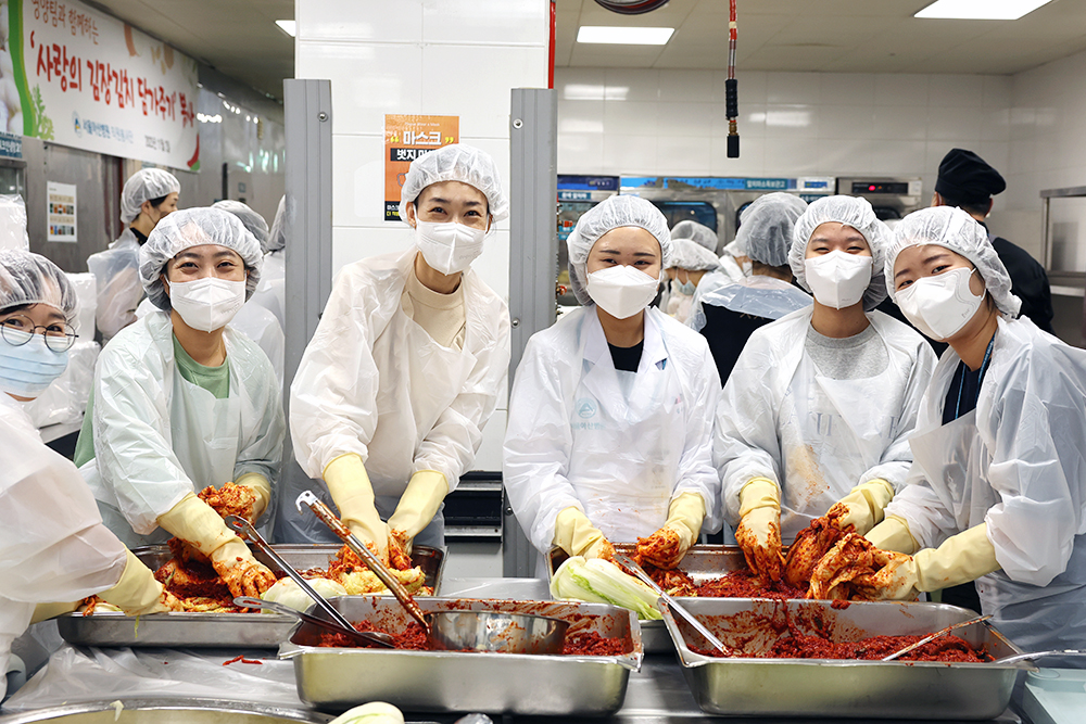 서울아산병원 사랑의 김장김치 나눔 봉사 진행 행사 뉴스 서울아산병원 뉴스룸