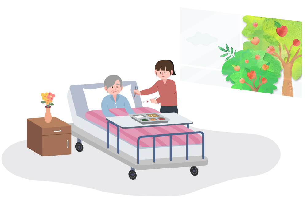 병실에 피어난 사과나무 아산인 이야기 피플 서울아산병원 뉴스룸