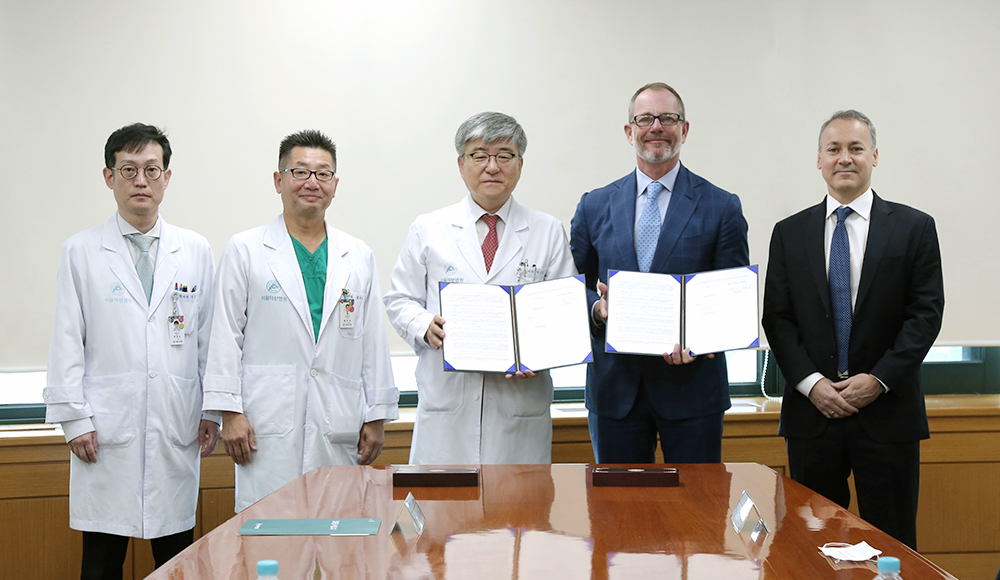 서울아산병원과 미세수술로봇 기업 Mmi 업무협약 체결 행사 뉴스 서울아산병원 뉴스룸